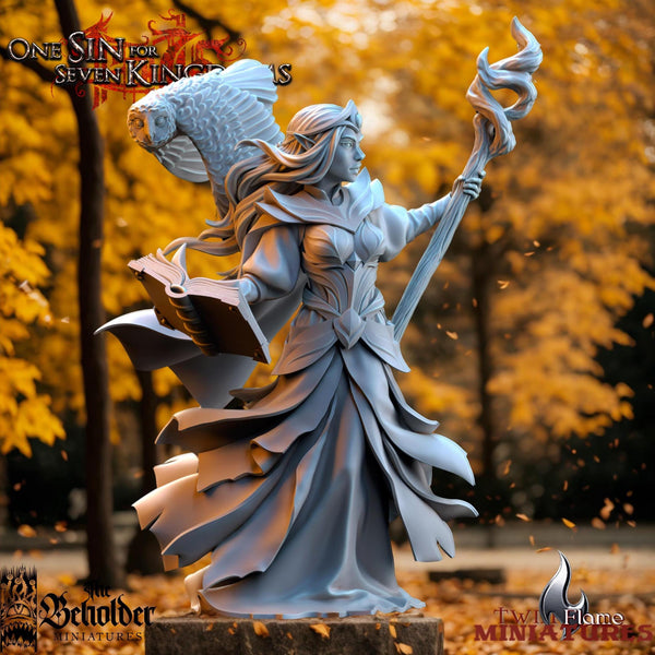 Wood Elf Mage – Twin Flame Miniatures