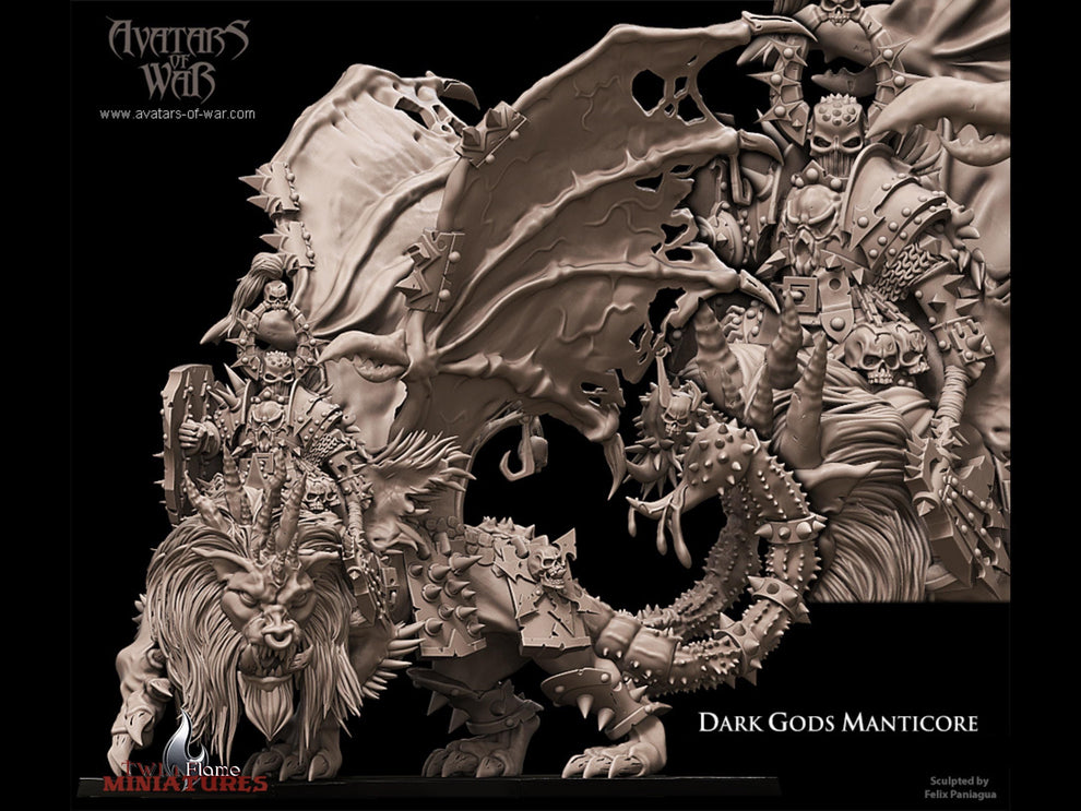 Lord of Wrath on Manticore | Chaos Warlord Commander – Twin Flame ...