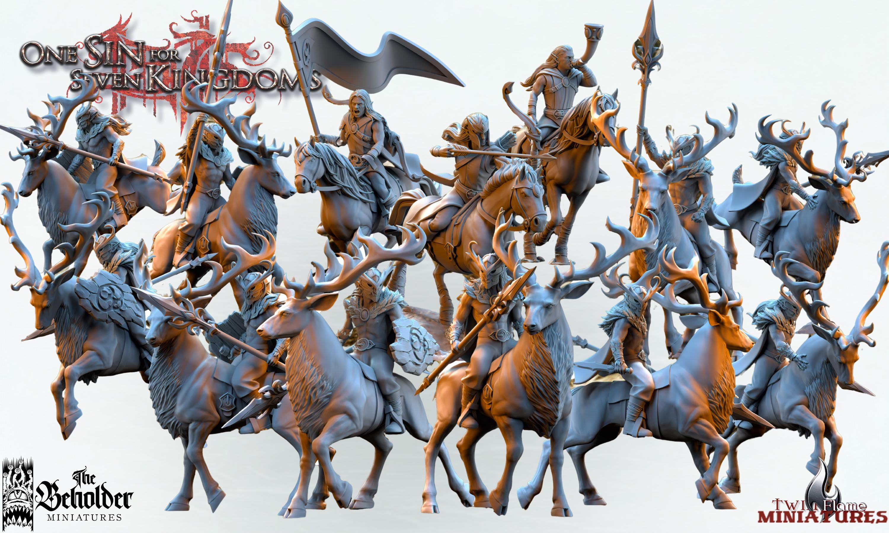 𝐄𝐯𝐞𝐫𝐠𝐫𝐞𝐞𝐧 𝐄𝐥𝐯𝐞𝐬 Deep Wood Riders Cavalry Regiment | Mounted Shock Troo ...