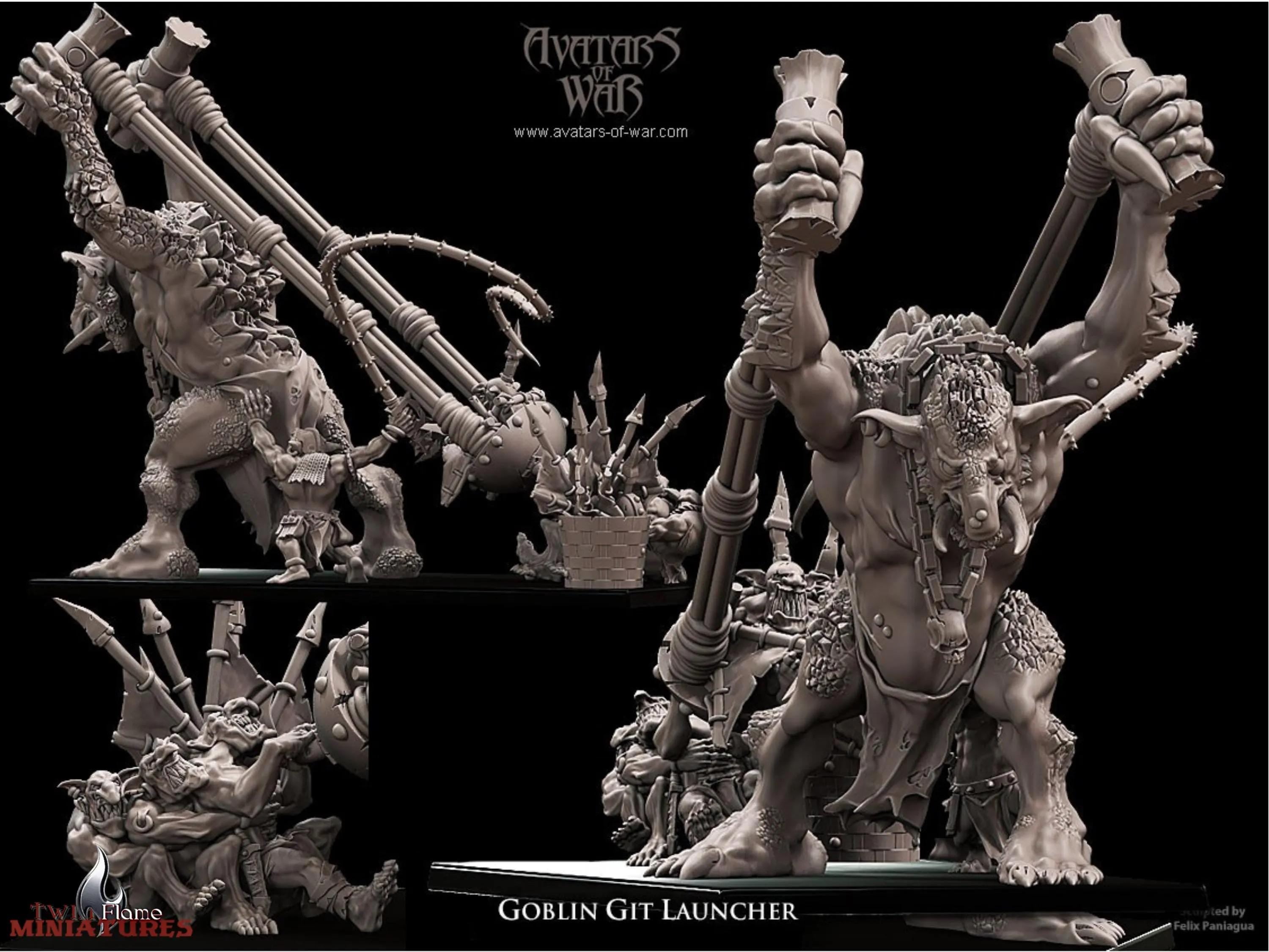 Goblin Git Launcher | Catapult Artillery – Twin Flame Miniatures
