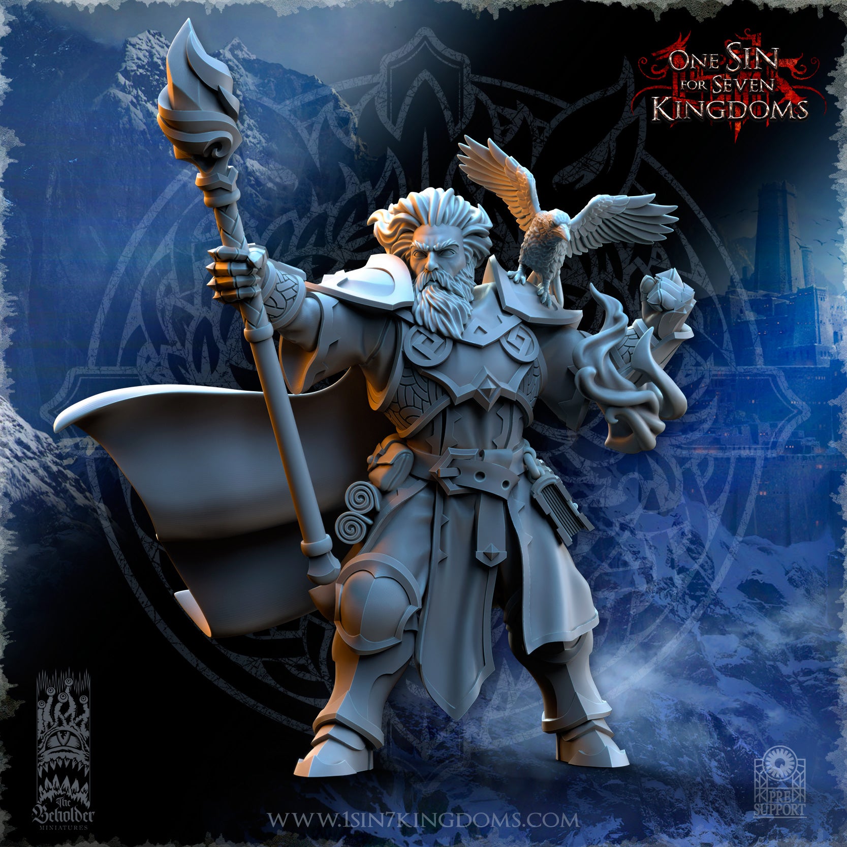 Stormwolves: Ihsahn, High Wizard – Twin Flame Miniatures